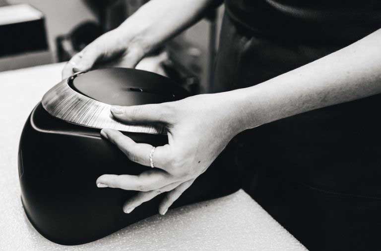 What is a riding helmet made of? - Charles Owen